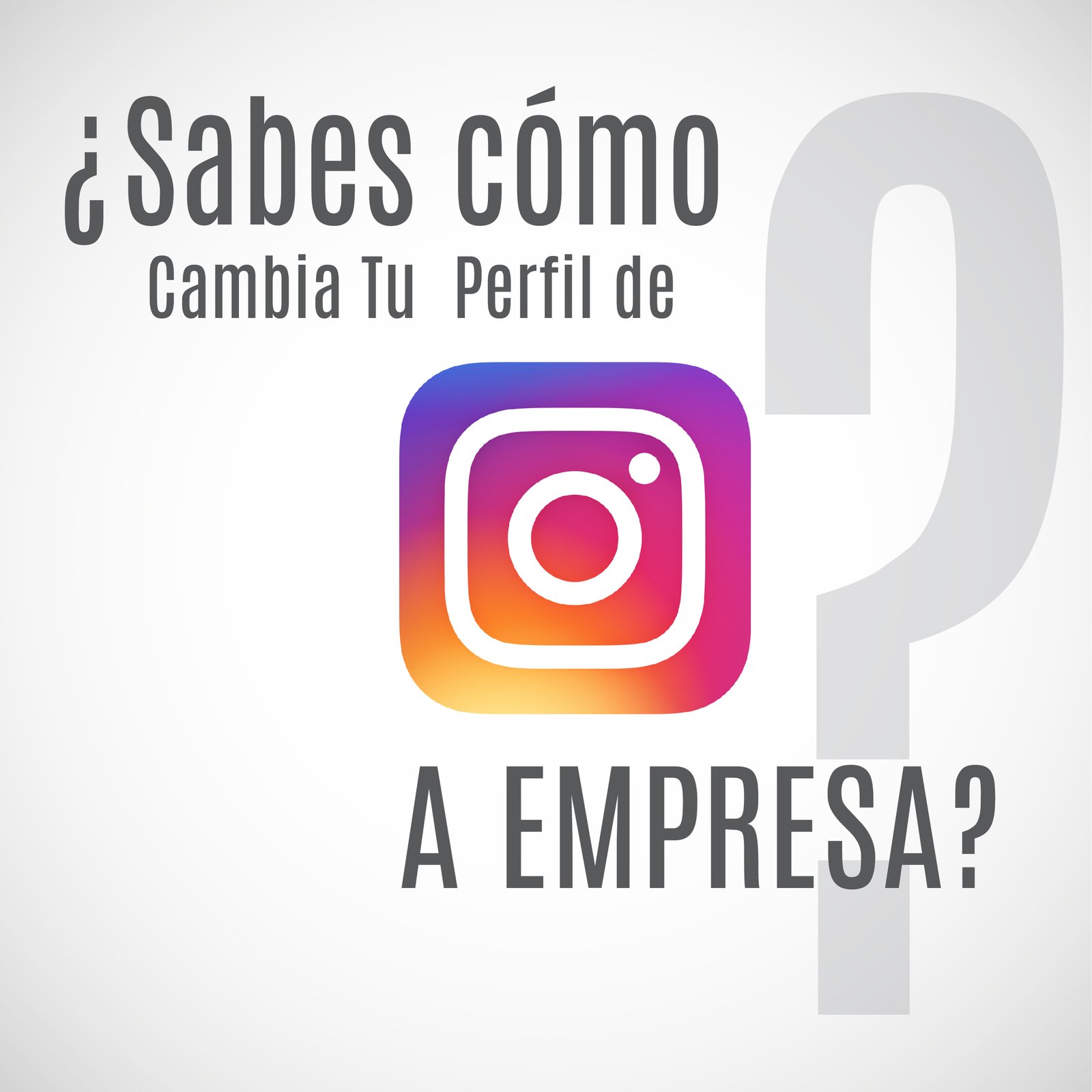 ¿Cómo convierto mi perfil personal de Instagram a un perfil de empresa?